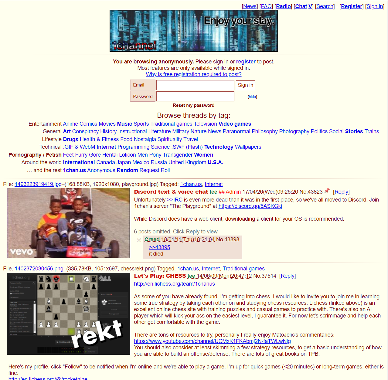 image board Archives - AllChans